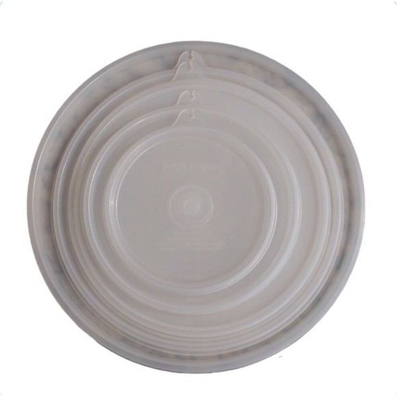 Tupperware | Kitchen | Vintage Tupperware Lids 5 Different Size Set A B ...